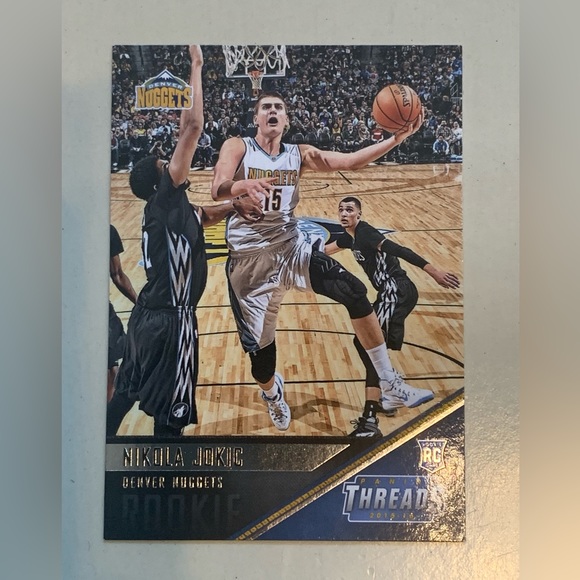 Panini | Other | 2516 Panini Threads Nikola Jokic Rookie Card Rc 179 ...